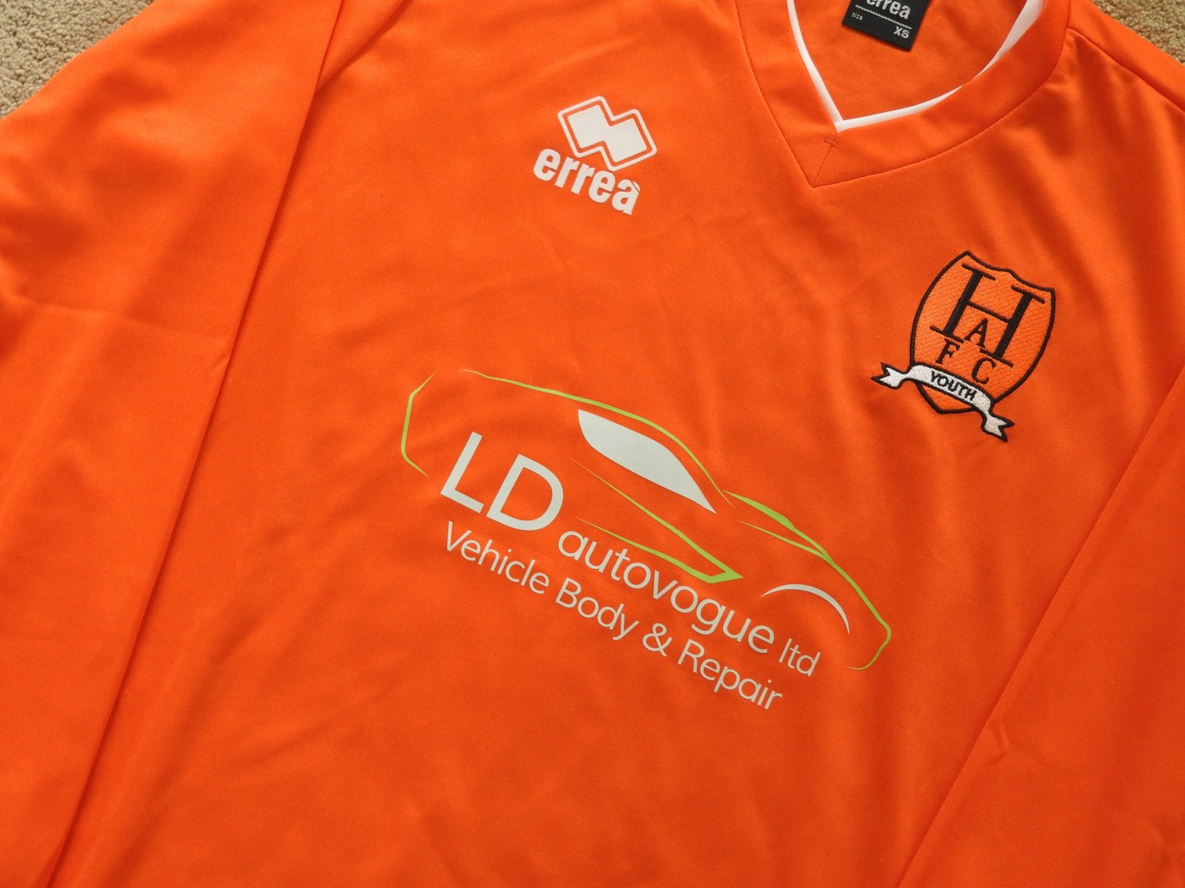 LD AutoVogue Ltd New Shirt Sponsor for Hethersett Athletic Juniors ...